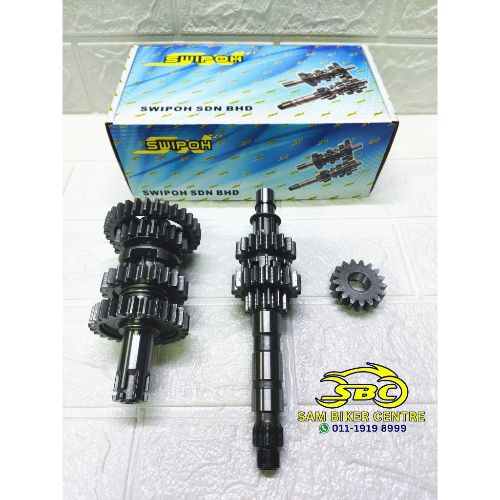 RACING GEAR BOX FULL SET SWIPOH LC135 4S HAND CLUTCH GEAR BOX RACING ...