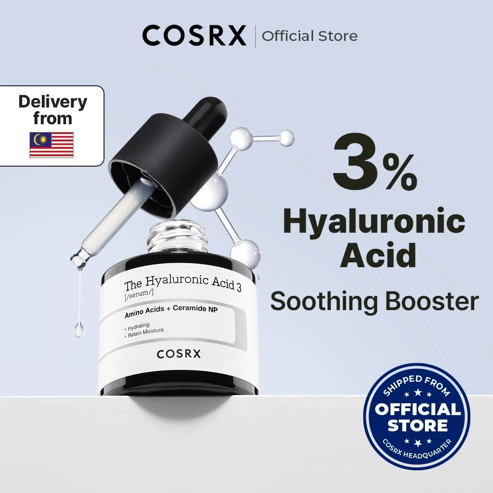 【READY】COSRX The Hyaluronic Acid 3 Serum 20ml | Shopee Malaysia