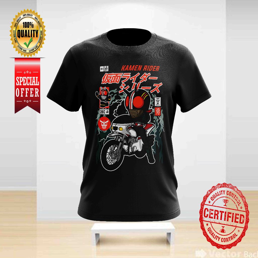 BAJU VIRAL VINTAGE KAMEN RIDER MASK RIDER DESIGN 1 TSHIRT FOR ALL ...