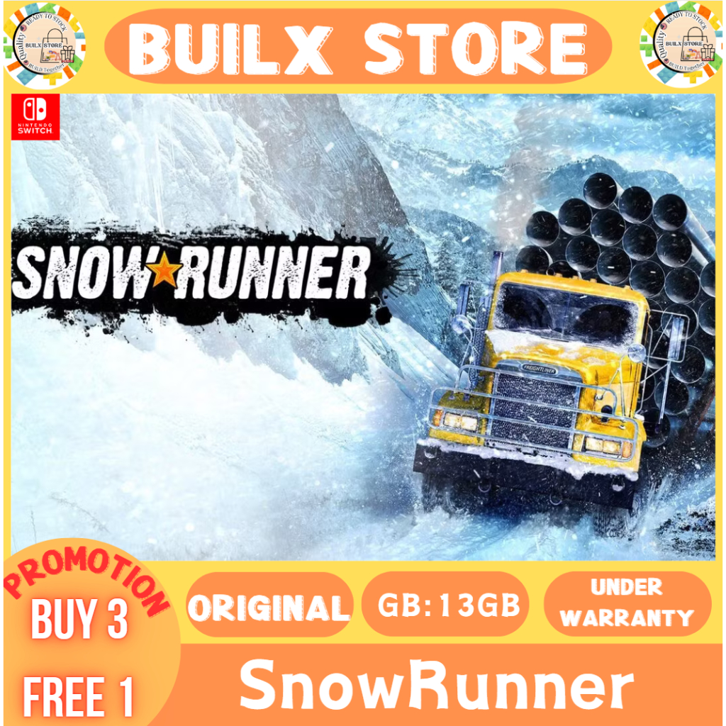 SnowRunner Nintendo Switch Digital Game ( BUY 3 FREE 1) | Shopee Malaysia