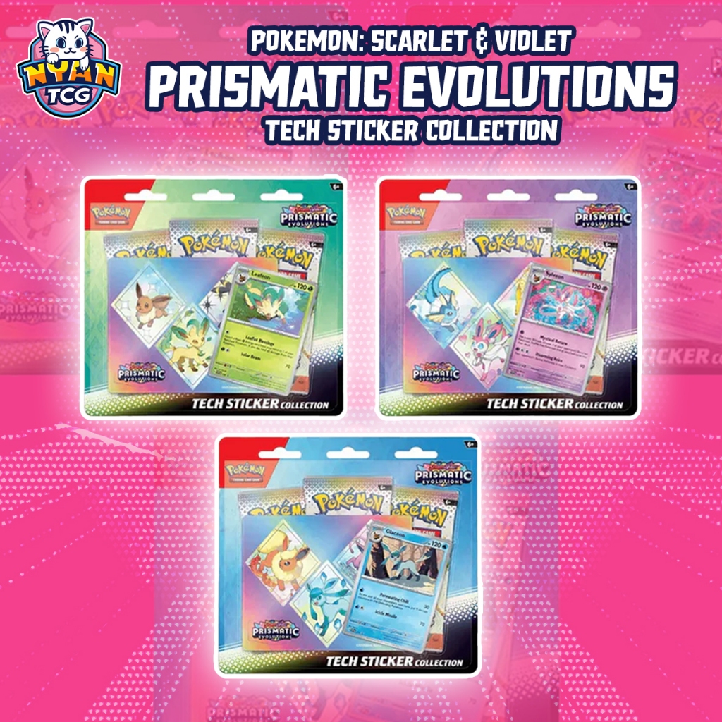 [LIVE RIP] Prismatic Evolutions Tech Sticker Collection | Shopee Malaysia