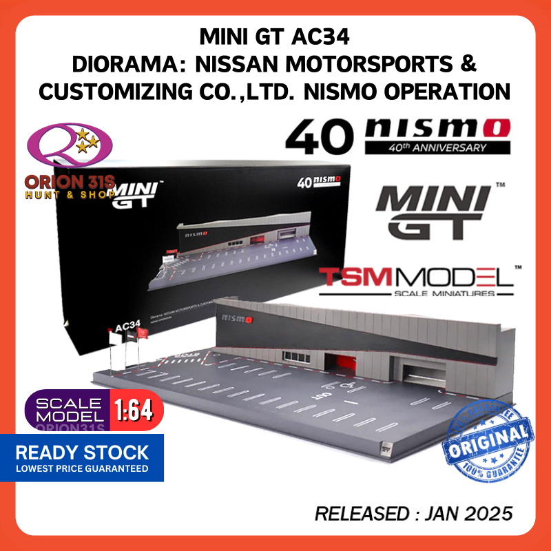 Mini GT AC34 Diorama: Nissan Motorsports & Customizing Co.,Ltd. Nismo ...