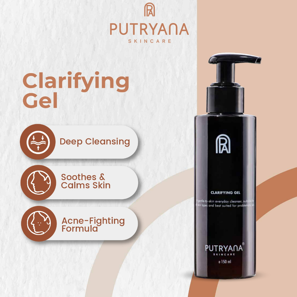 Putryana Clarifying Deep Cleansing Gel - Salicylic Acid/BHA cleanser (150ml) Face Wash Acne ...