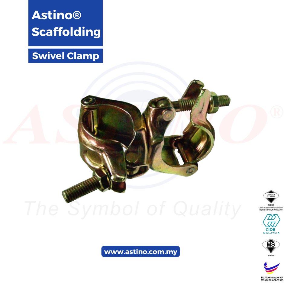 ASTINO SWIVEL/FIXED SCAFFOLDING CLAMP CIDB APPROVED | Shopee Malaysia