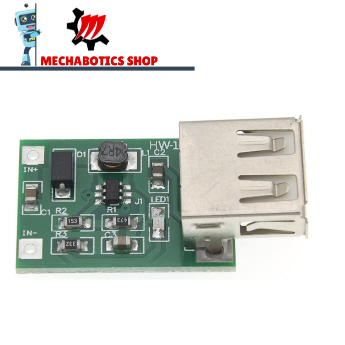 DC 3V to 5V USB Output Charger Boost Power Module DC-DC Boost Converter ...