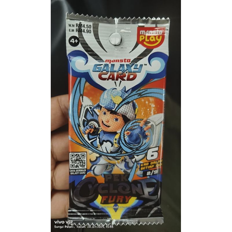 Pek Cyclone Fury 2/9 (Kad S) | Shopee Malaysia