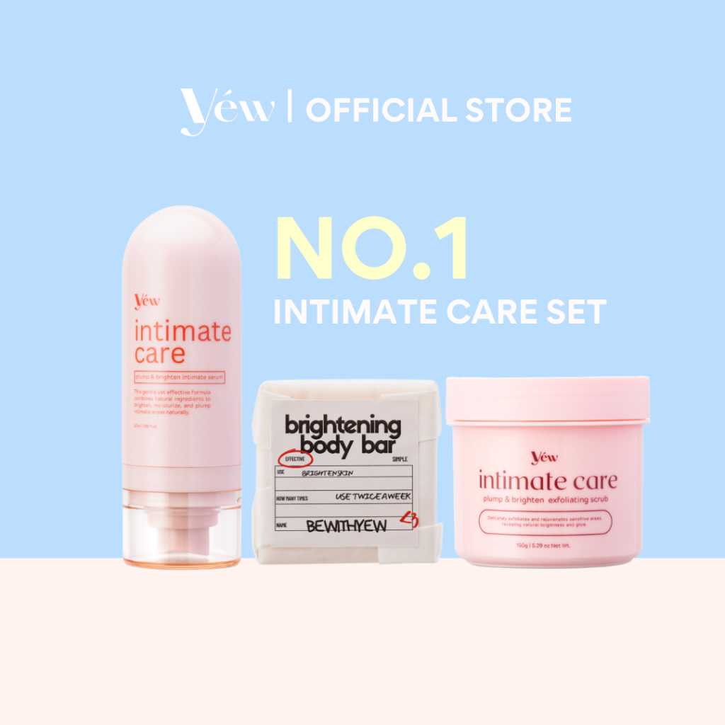 Intimate Care Set - Plump & Brighten Serum + Scrub + Brightening Body ...