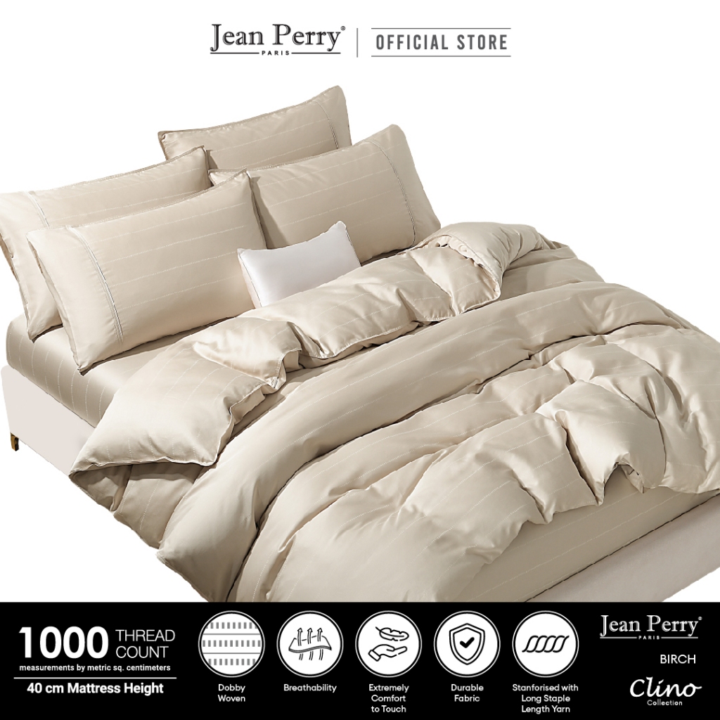 Jean Perry Clino Fitted Sheet Bedsheet Set (without Comforter / Quilt ...