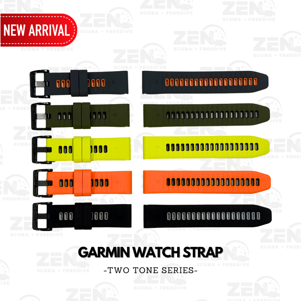 ZEN SCUBA Garmin Dive Computer Strap Soft Silicone Wrist Strap for ...