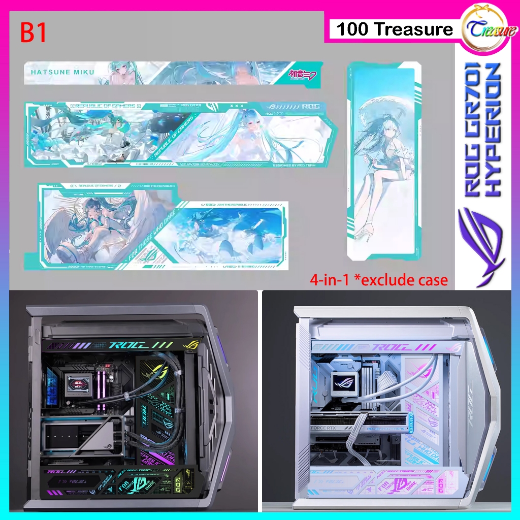 Pre-order: ASUS ROG GR701 Hyperion Case Anime Theme Set CPU Light Board ...