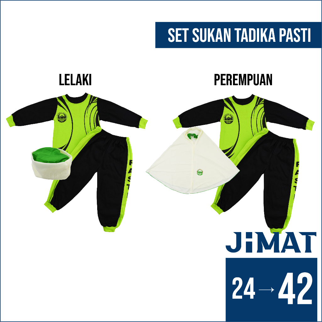 Pre-School Set Sukan Tadika Pasti I Pra Sekolah Pasti School Uniform I ...