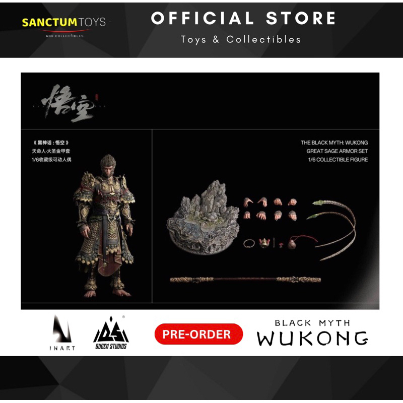 [PO] INART - Black Myths: Wu Kong - MAG015 - 1/6th scale Wu Kong Great ...