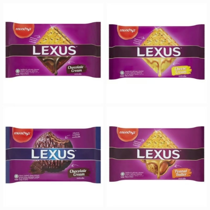 Munchy's Lexus Sandwich Cream Crackers 190G (10Pack) | Shopee Malaysia