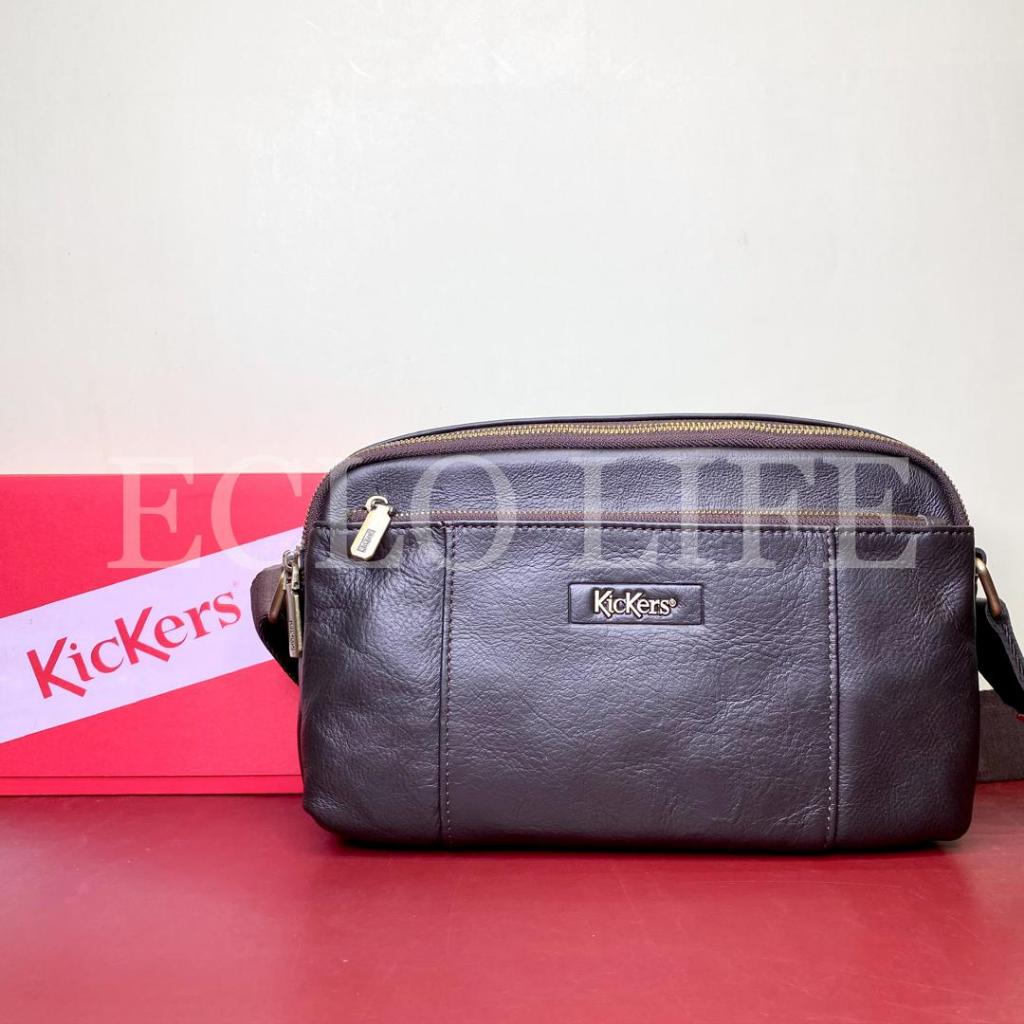 Kickers Sling Bag Messenger Bag Original Genuine Leather Sling Bag ...