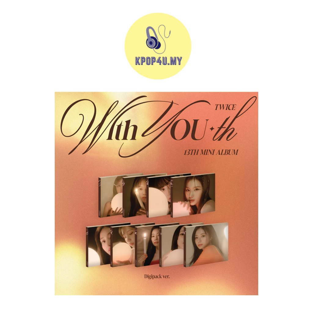 [POB] TWICE - WITH YOU-TH ALBUM DIGIPACK | Shopee Malaysia