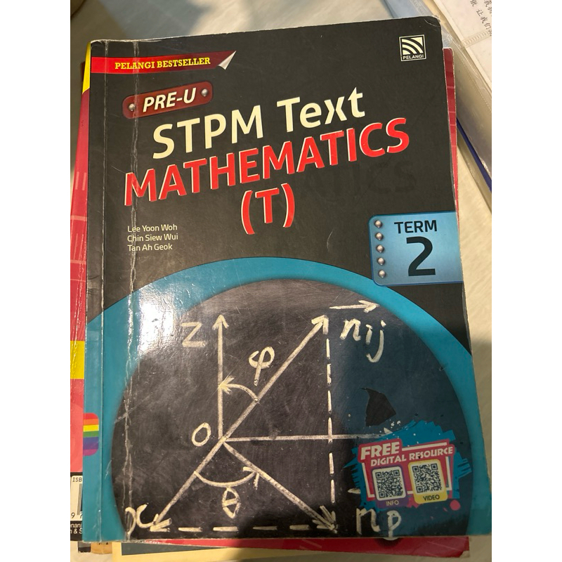 pelangi Pre-U STPM Text Mathematics (T) Term 2 | Shopee Malaysia