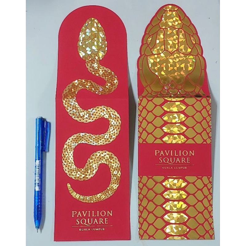 2025 Year Of Snake Red Packet Ang Pao, Pavilion Square, 1 pair | Shopee ...
