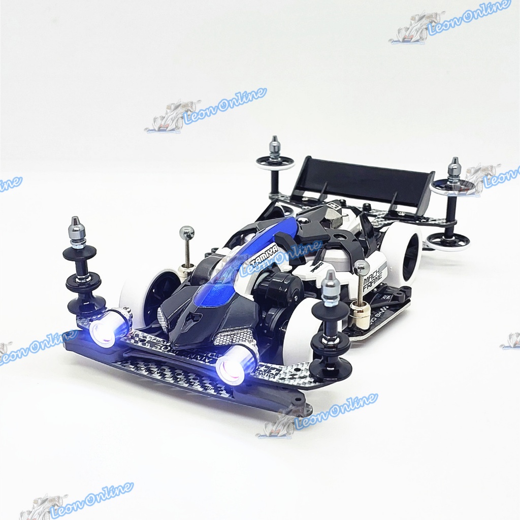Tamiya Mini 4WD Mach Frame FMA Chassis Modified Black Theme | Shopee ...