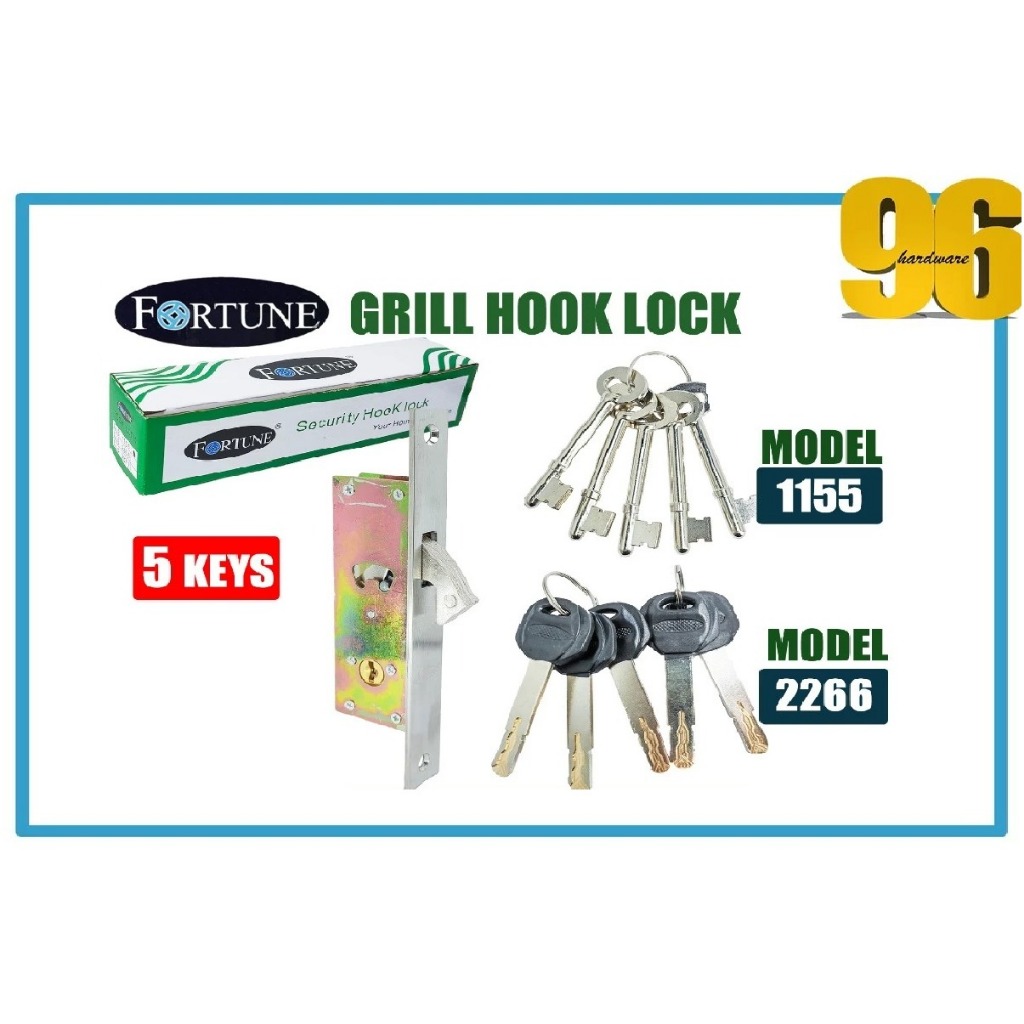 Grill Door Sliding Hook Lock 1155 & 2266 | Shopee Malaysia