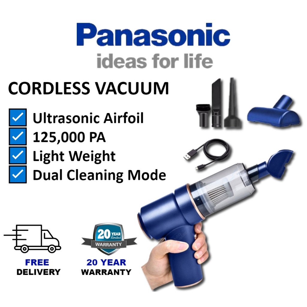 PANASONIC 4in1 Vacuum Cleaner Cordless Handheld Vacuum Small Hand ...