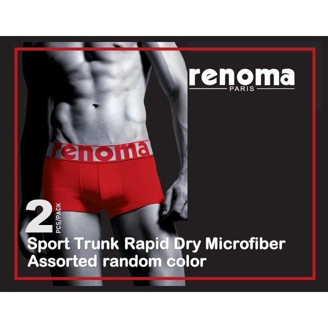 RENOMA LE-SPORTIF Two Sport Trunk Rapid-Dry Microfiber (REX8192 ...