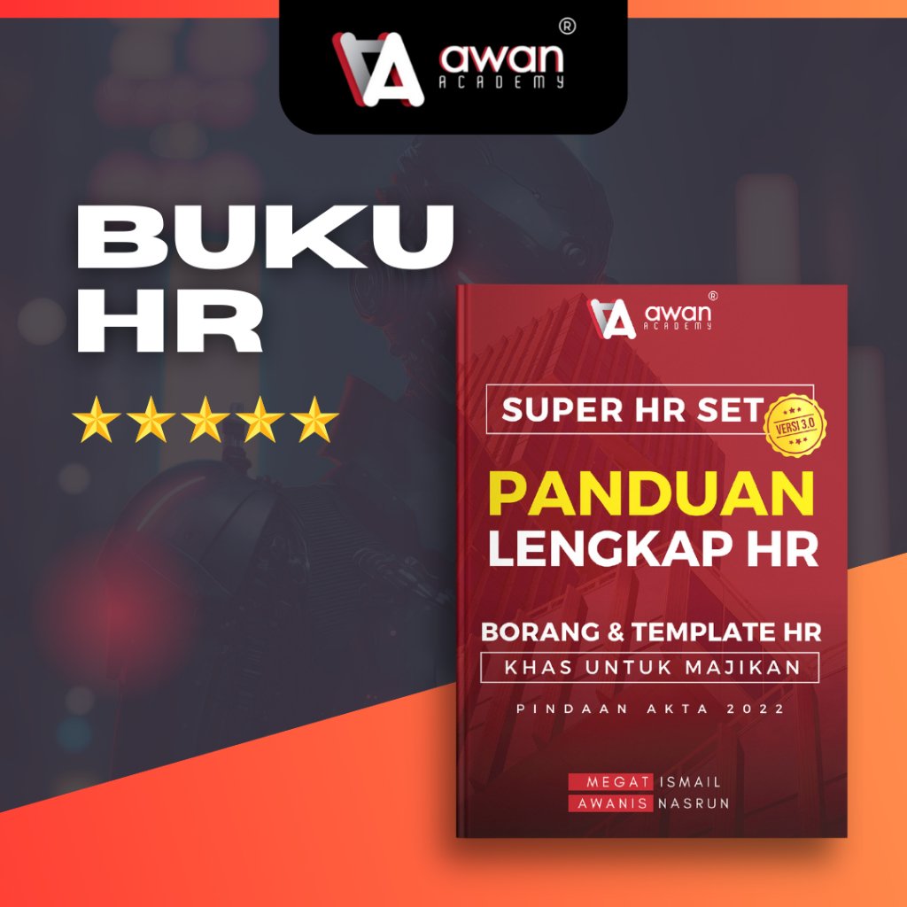 [BUKU HR 2025] TEMPLATE BORANG & SURAT HR (Format Disemak oleh Pakar, Dah Dapat Terus Rujuk ...