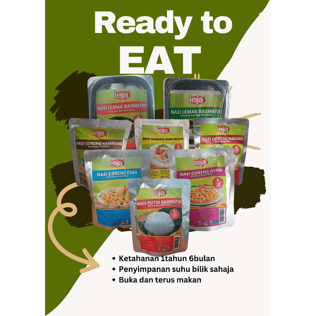 NASI READY T EAT (PELBAGAI JENIS ANEKA NASI) | Shopee Malaysia