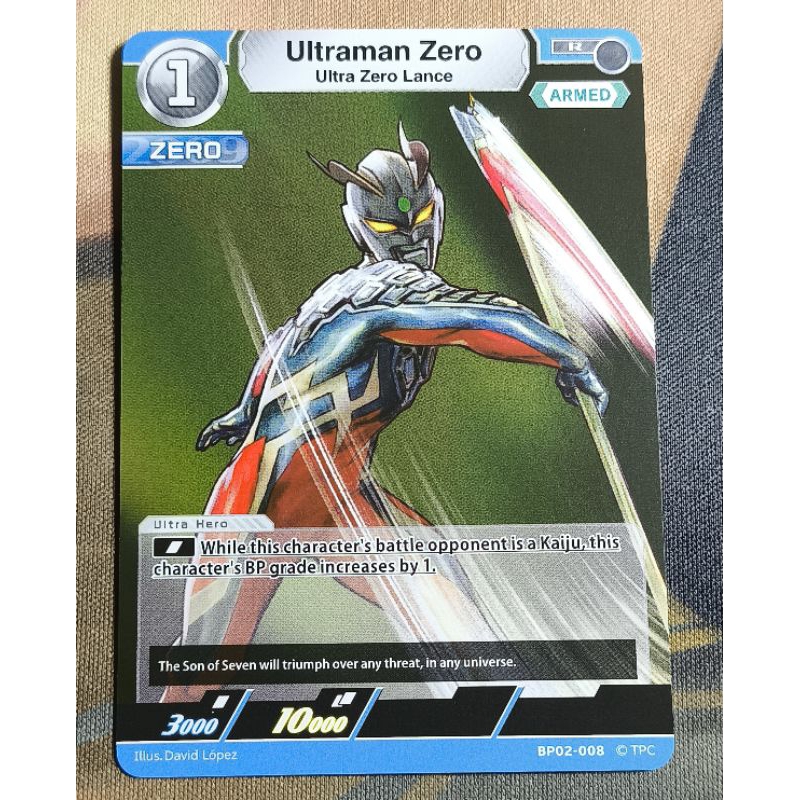 ULTRAMAN CARD GAME UCG BP02-008 Ultraman Zero R | Shopee Malaysia