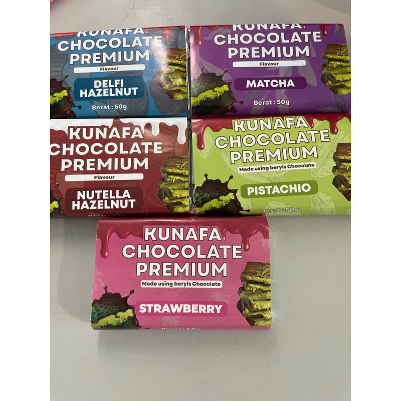KUNAFA MIX FLAVOUR ( 5 pcs COMBO ,Strawberry , Nutella , Pistachio ...