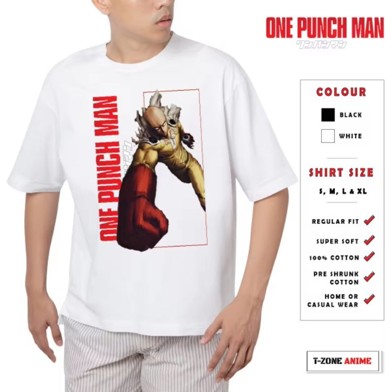 [3D Edition] One Punch Man T Shirt Saitama Anime Unisex Manga Men Women ...