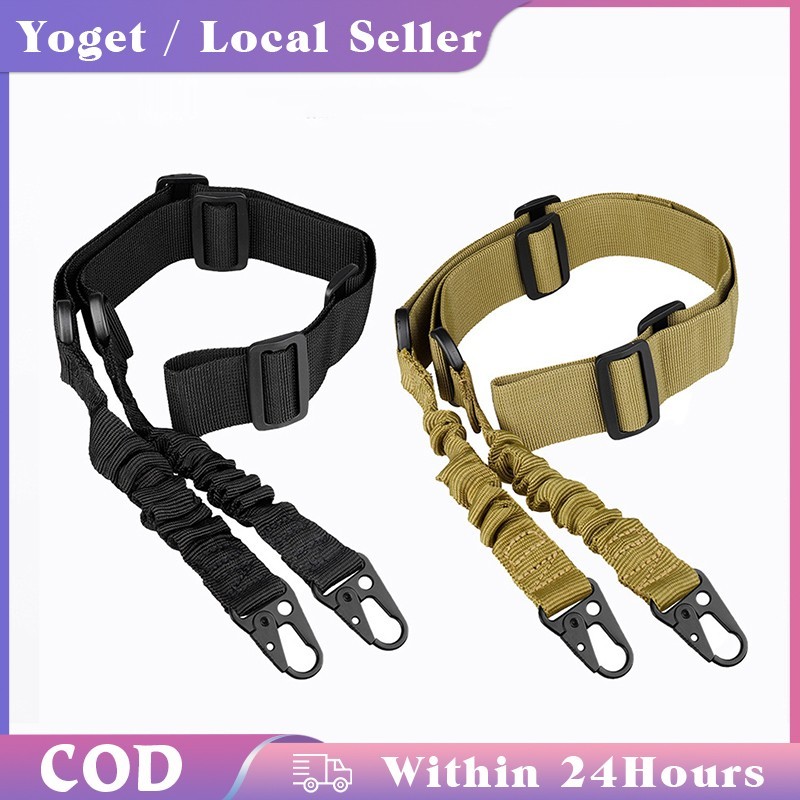 2 Point Sling Shoulder Strap / Tactical Elastic Sling / Outdoor Step ...