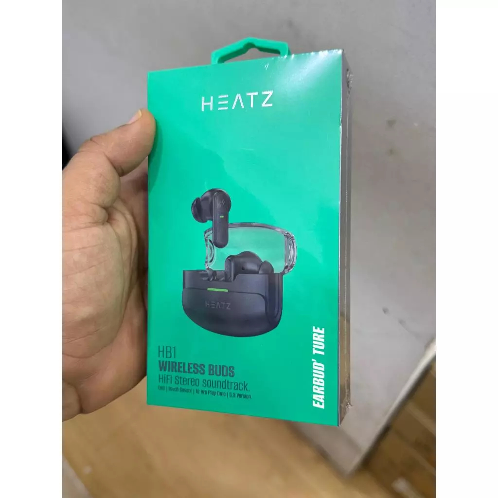 💯% Original, HEATZ HB1 V5.3 TWS Earphones Wireless HiFi Stereo ...