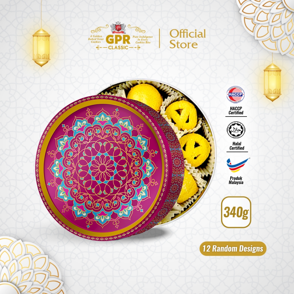 GPR Classic Biskut Mentega (340g x 1) Butter Cookies Hari Raya Edisi Terhad | Shopee Malaysia