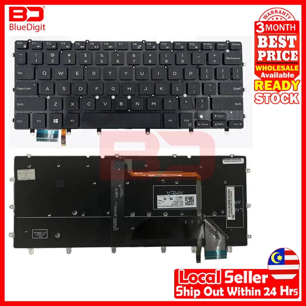 DELL XPS 13 9343 9350 9360 15BR N7547 N7548 17-3000 P54G P41F 0DKDXH ...