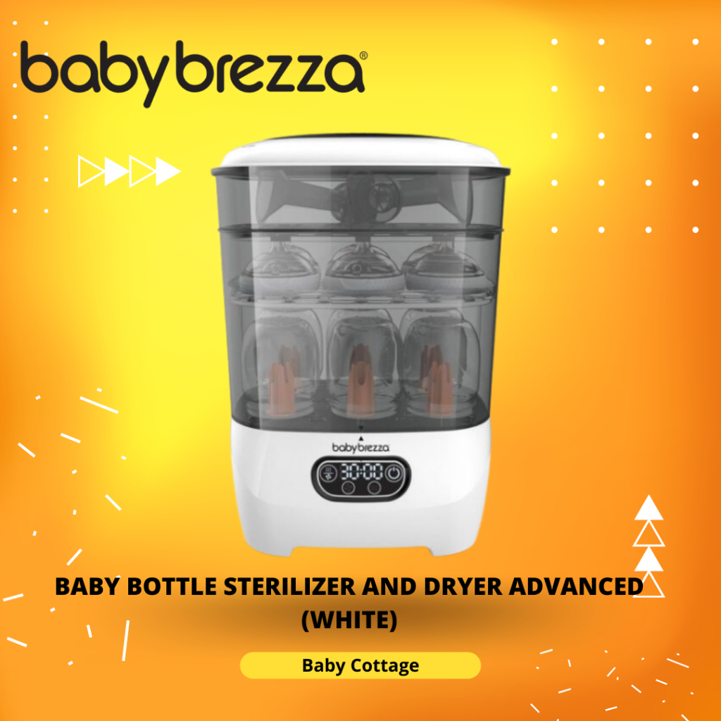 Baby Brezza Baby Bottle Sterilizer and Dryer Advanced (White) | Shopee ...
