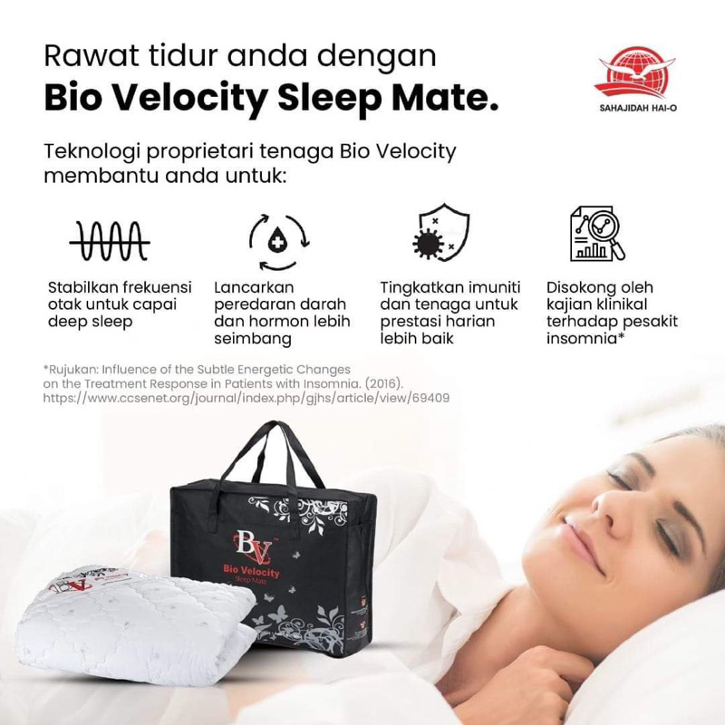💥ORIGINAL BVSM💥 BIO VELOCITY SLEEP MATE | MERAWAT DALAM TIDUR | Shopee Malaysia