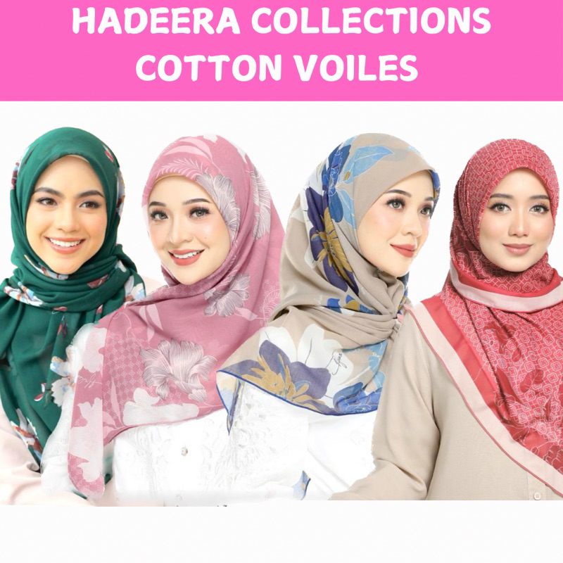 CLEARANCE ️HADEERA COTTON PREMIUMS BIDANG 48 | Shopee Malaysia