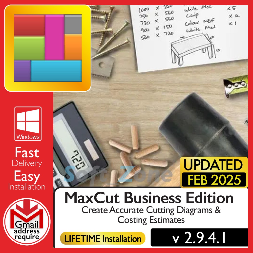 MaxCut Business Edition 2.9.4 - Create Accurate Cutting Diagrams ...