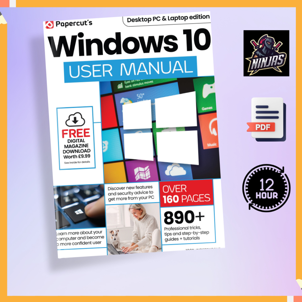 Windows 10 User Manual – 24th Edition 2025 | Shopee Malaysia