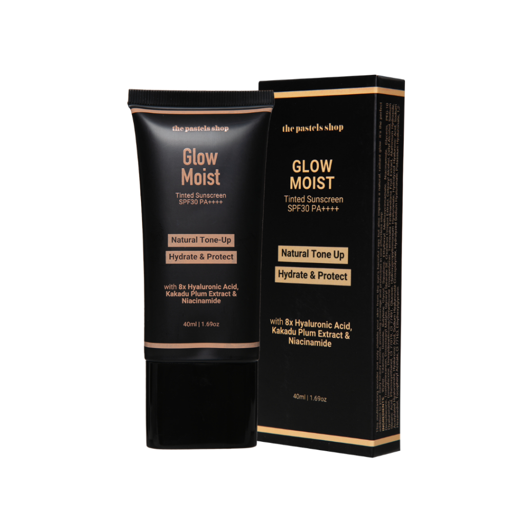 THE PASTELS SHOP Glow Moist Tinted Sunscreen SPF30 PA++++ (40ml ...