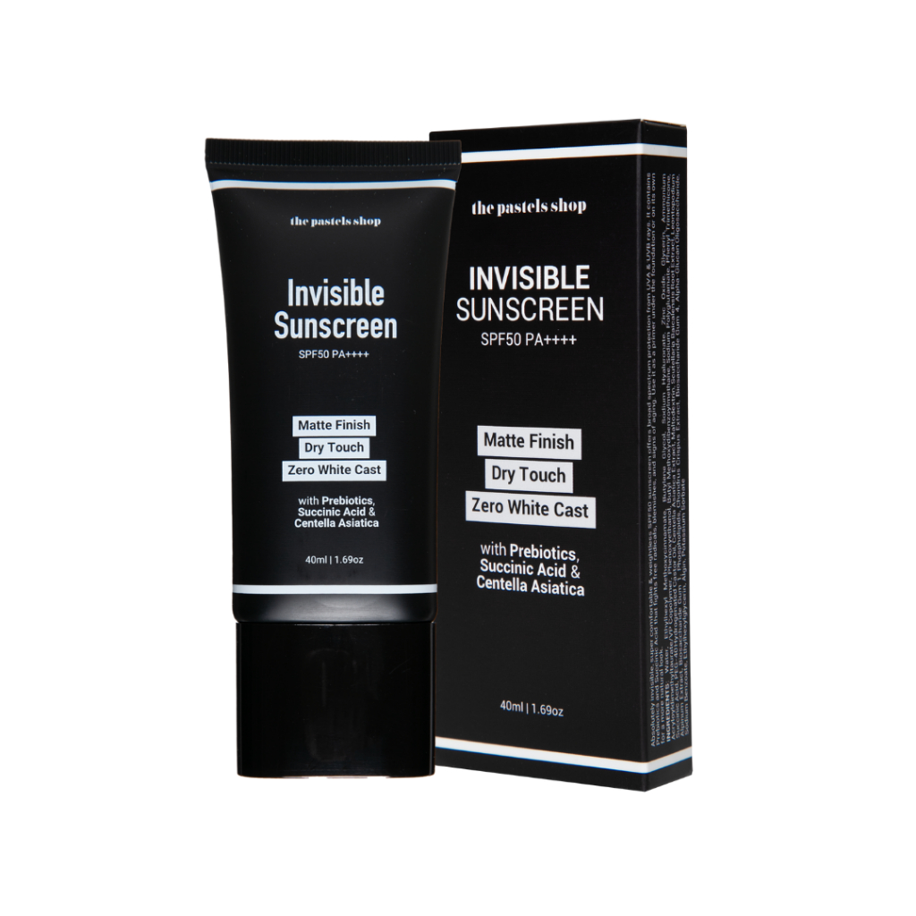 THE PASTELS SHOP Invisible Sunscreen SPF50 PA++++ (40ml) | Shopee Malaysia