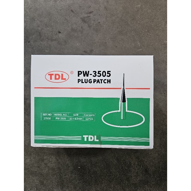 tdl plug patch size 35x4.5mm 12pcs per box tayar patching tayar man ...