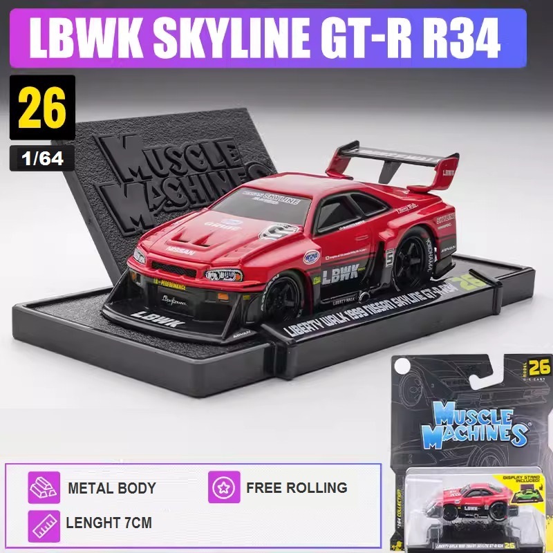 STE88 Maisto Muscle Machines "GTR G34/ Supra MK4/ Ae86/ Camarmo "1/64 ...