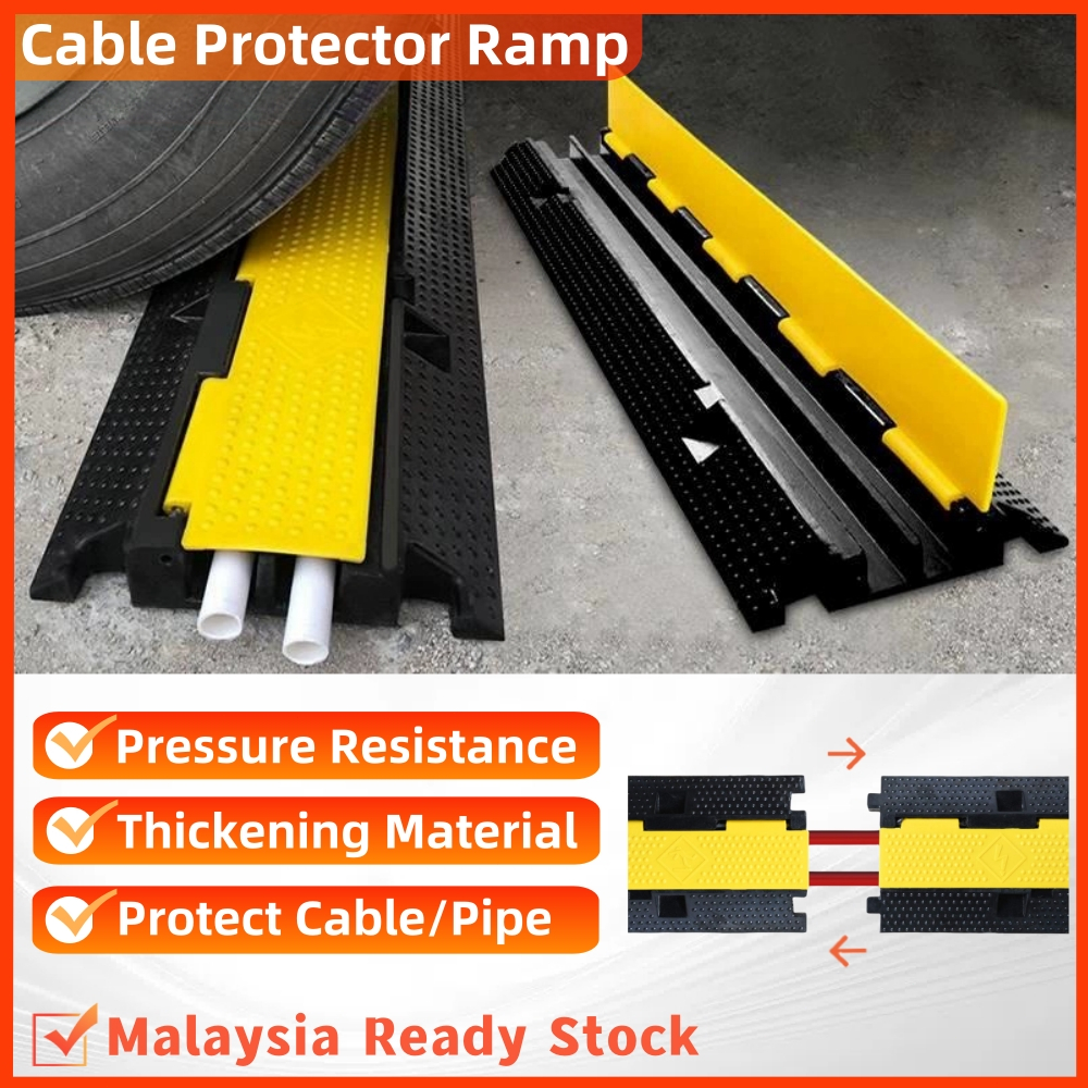 Heavy Duty Rubber Cable Hump road Speed Bump Hump 1/2/3/5 Line Cable ...