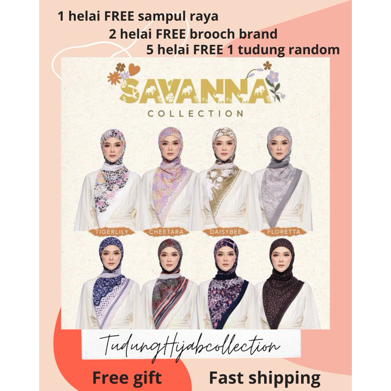 [READY STOCK] SHAWLPUBLIKA SAVANA COLLECTION | Shopee Malaysia