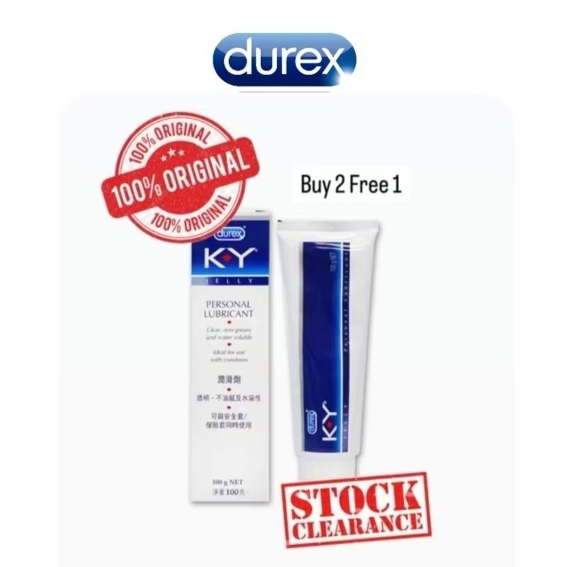 *Free gift*Original Durex KY Jelly 100g Personal Lubricant Exp06/2025 & 07/2025 | Shopee Malaysia