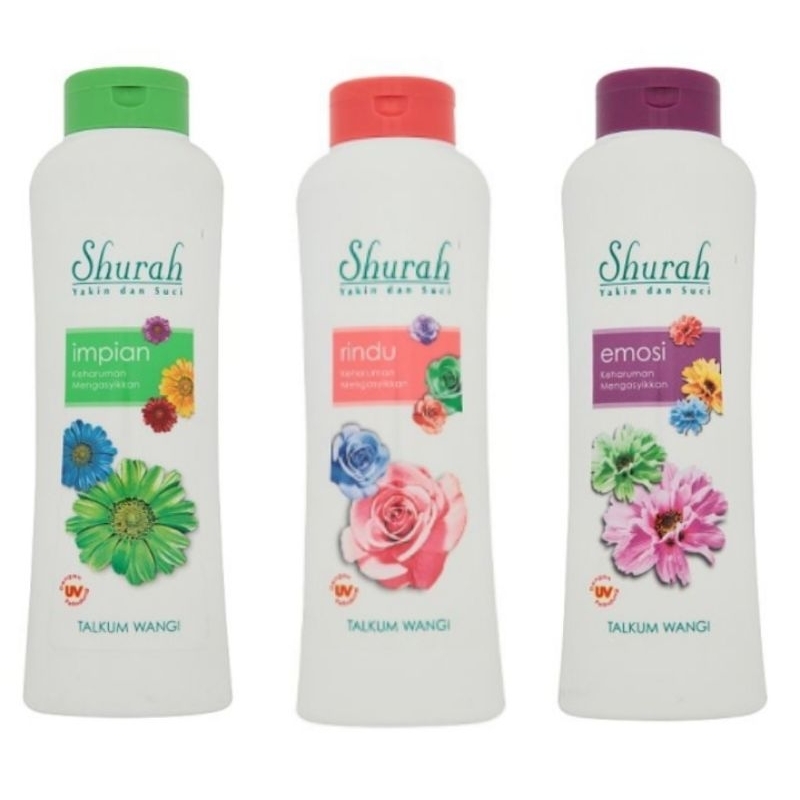 SHURAH Bedak Talkum Wangi 100g | Shopee Malaysia