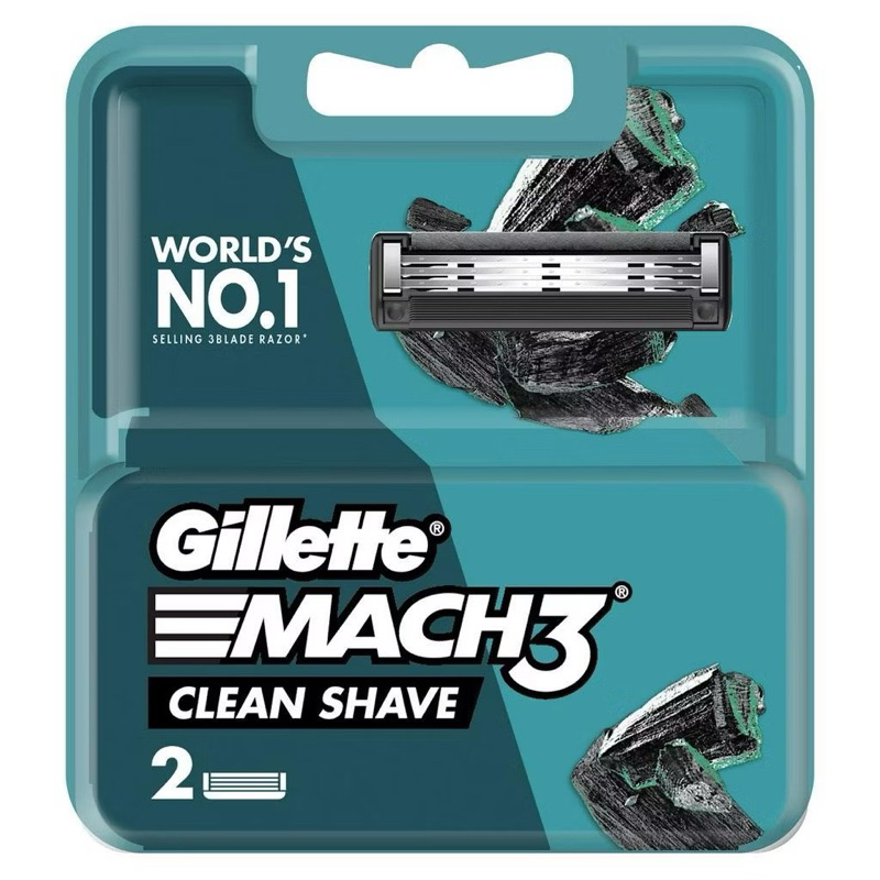 Gillette Mach 3 Clean Shave Razor Blades Refill 2pk | Shopee Malaysia