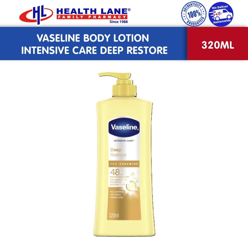 Vaseline Intensive Care Deep Restore Body Lotion (320ml) | Shopee Malaysia