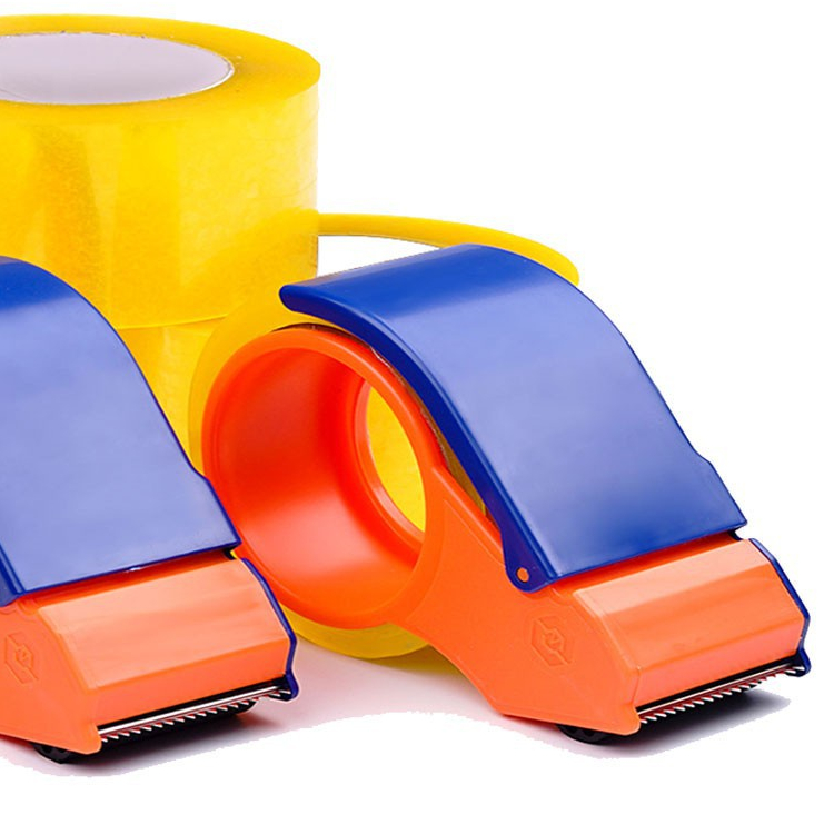 Orange Plastic OPP Tape Dispenser Metal Carton Packing Sealer Hand Held ...